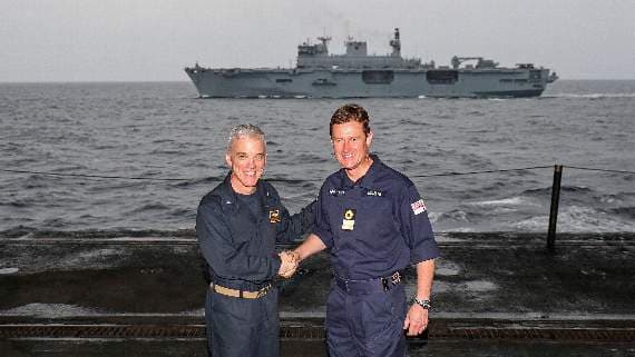 Royal Navy officer from Dousland first in history to take over command ...