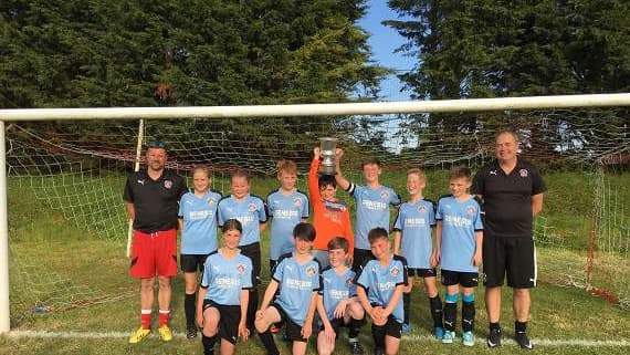 TCFC U12s are in the pink | tavistock-today.co.uk