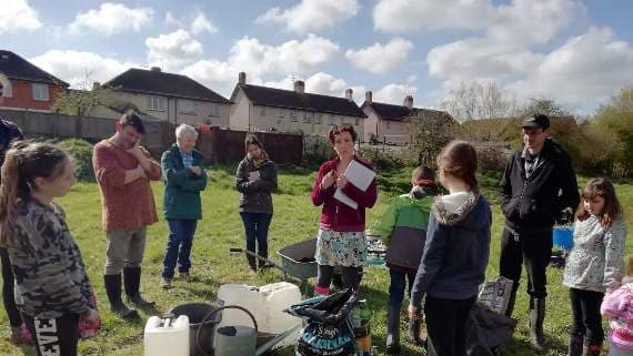 Bere Alston primary school big seed sow | tavistock-today.co.uk