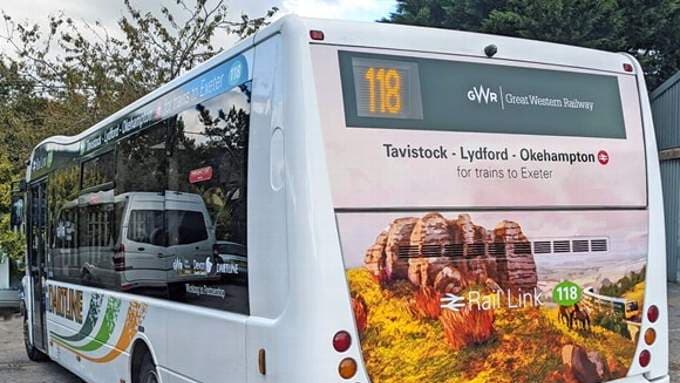 Hop aboard the 118 for town and village connection to rail | tavistock ...