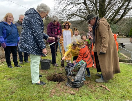 Meavy Garden Society’s 60th birthday tree planting | tavistock-today.co.uk