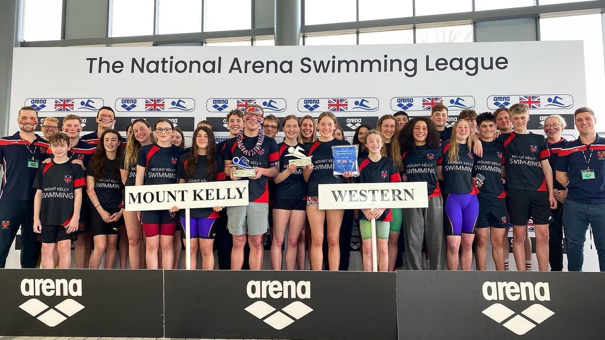 Mount Kelly swimmers win the National Arena Swimming League for second ...