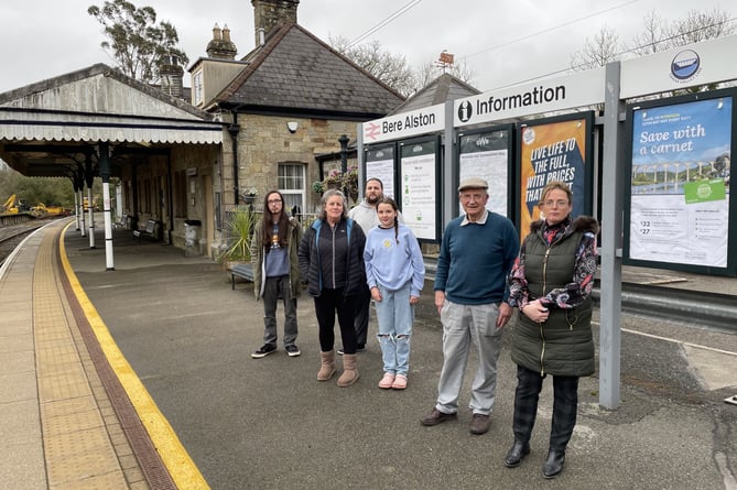 Residents angry at train cancellation from Bere Alston station ...