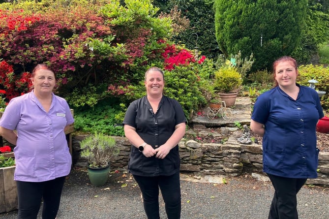 Family affair as mum and daughters all work at Yelverton care home ...