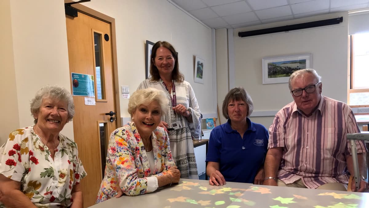 Angela Rippon tries out Tavistock Library’s ‘magic table’ | tavistock ...