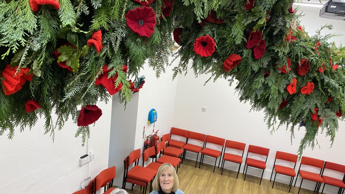 Broadwoodwidger giant Poppy Appeal garland opens this Saturday ...