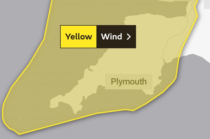 Yellow Warning of very strong winds across Devon | tavistock-today.co.uk