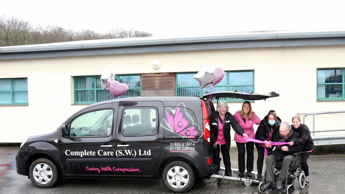 Complete Care in Tavistock secures wheelchair accessible vehicle to ...