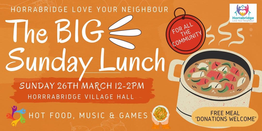 New Big Sunday Lunch event set to come to Horrabridge | tavistock-today ...