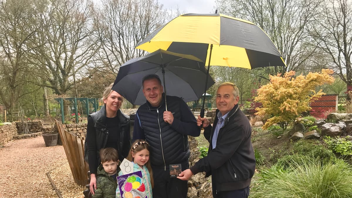 Tavistock Sensory Garden Easter Trail winner receives her prize ...