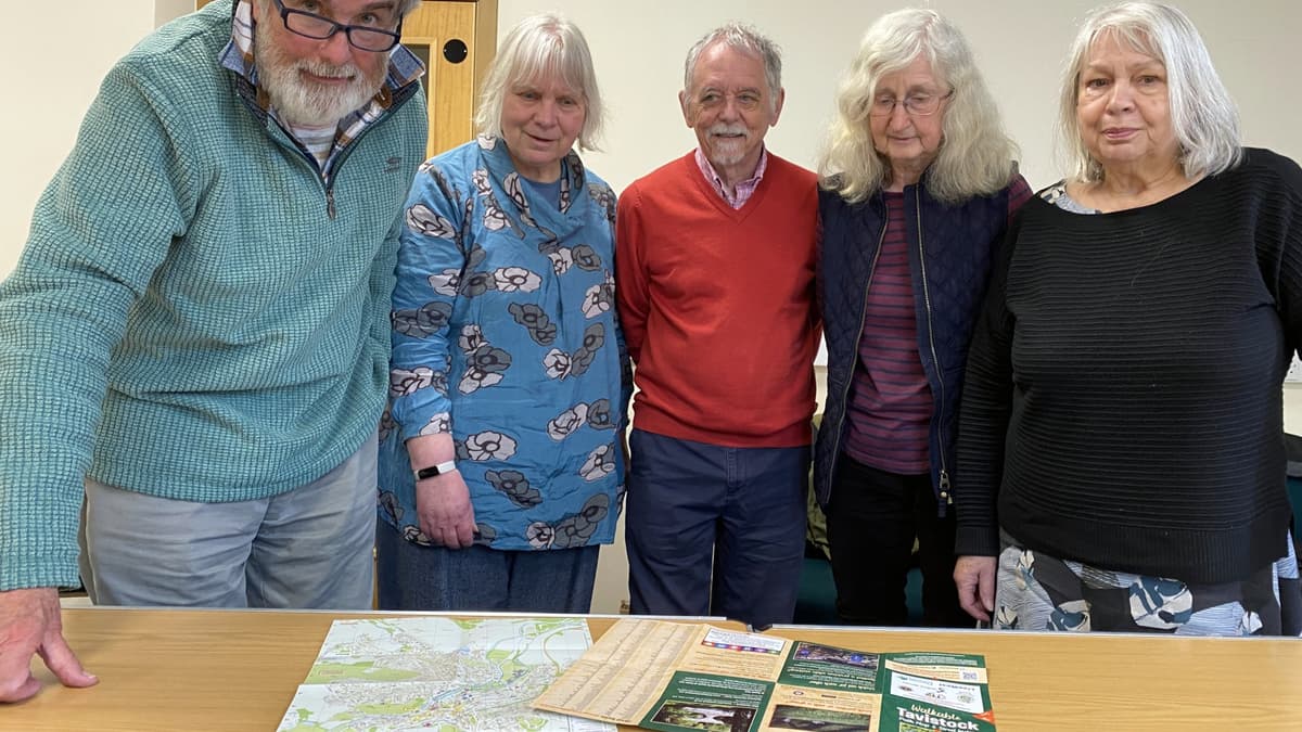 Tavistock wellbeing walkable map launched. | tavistock-today.co.uk