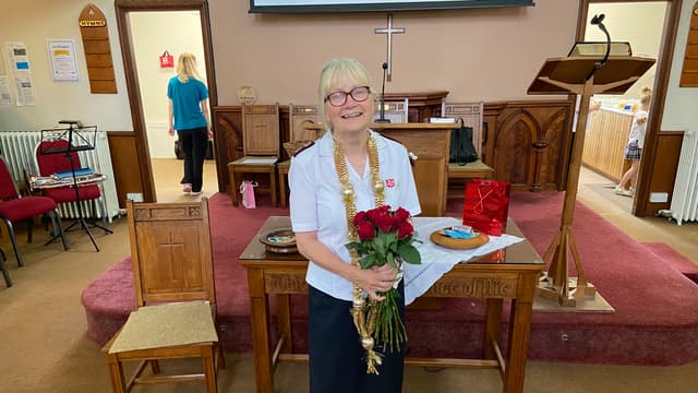Tavistock bids a heartfelt farewell to town Salvation Army major Pamela ...