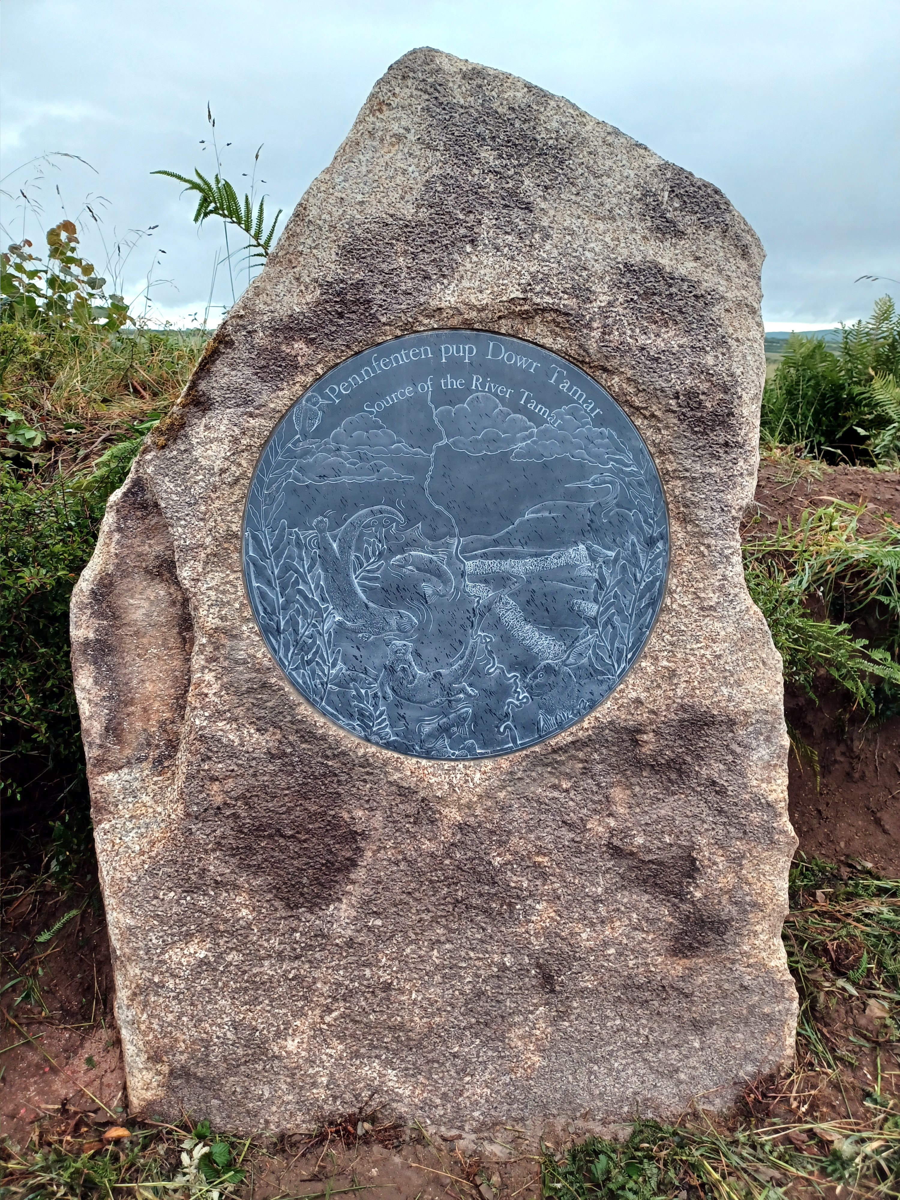 Stone marks source of River Tamar | tavistock-today.co.uk Stone marks source of River Tamar | tavistock-today.co.uk