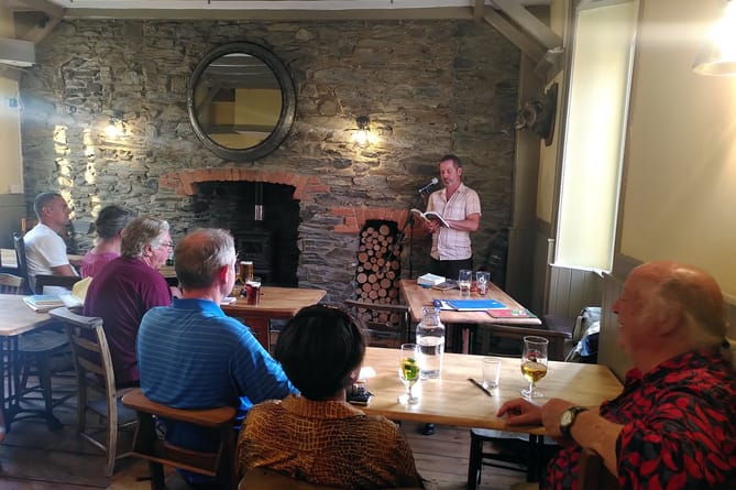 Tavistock spoken word poetry night back in September at Church Lane ...