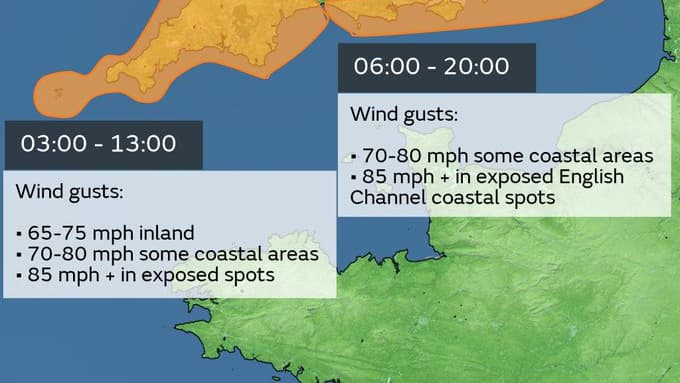 Storm Ciarán will cross the South West on Thursday | tavistock-today.co.uk