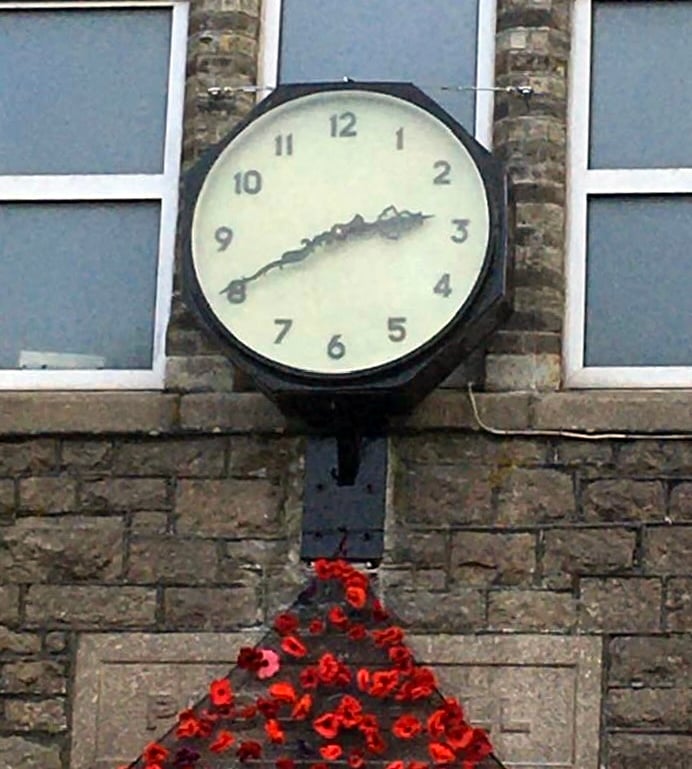 Village clock ticking again after being stuck on the wrong time for two ...