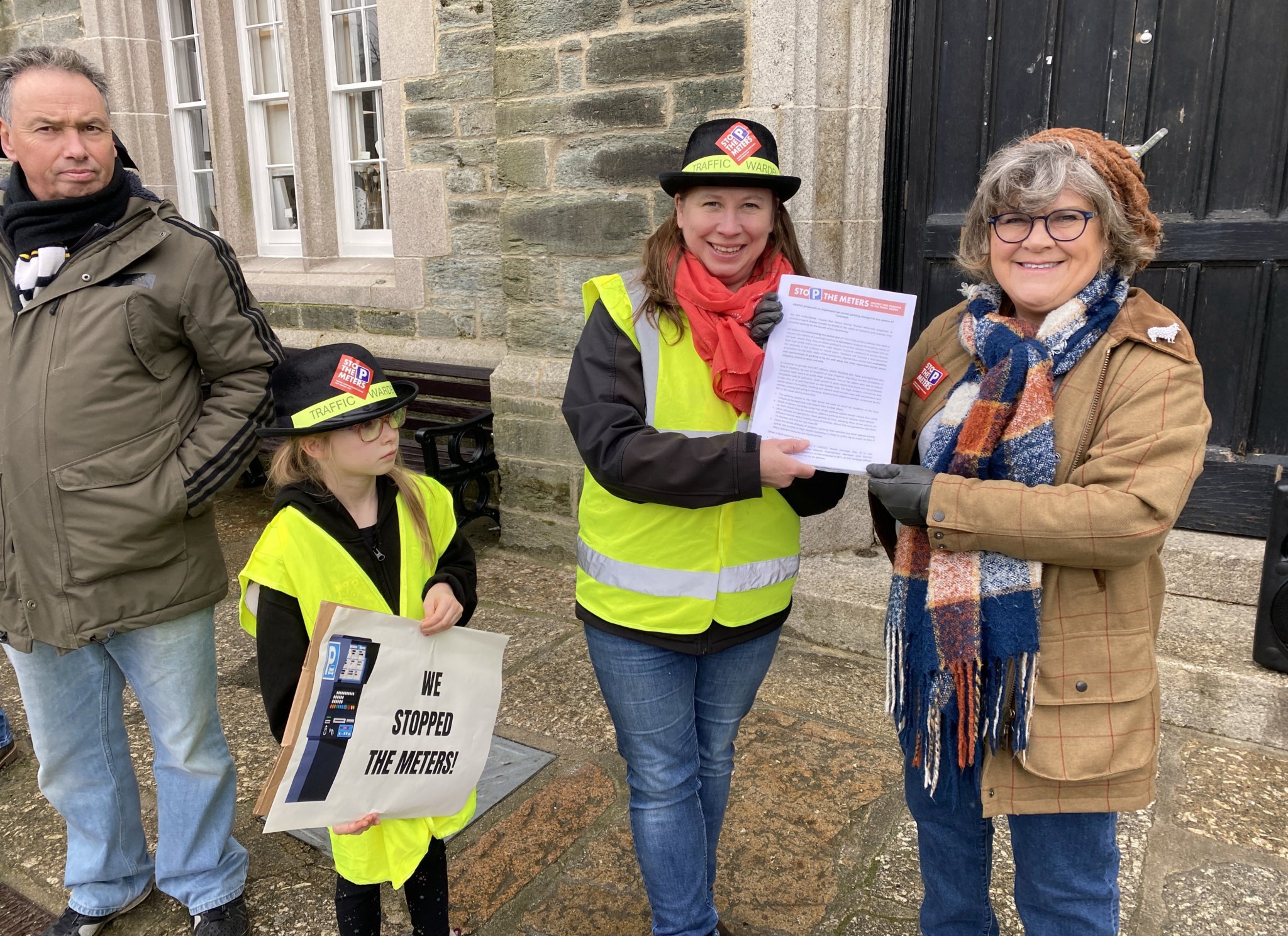 Tavistock parking meter protest takes to the street | tavistock-today.co.uk