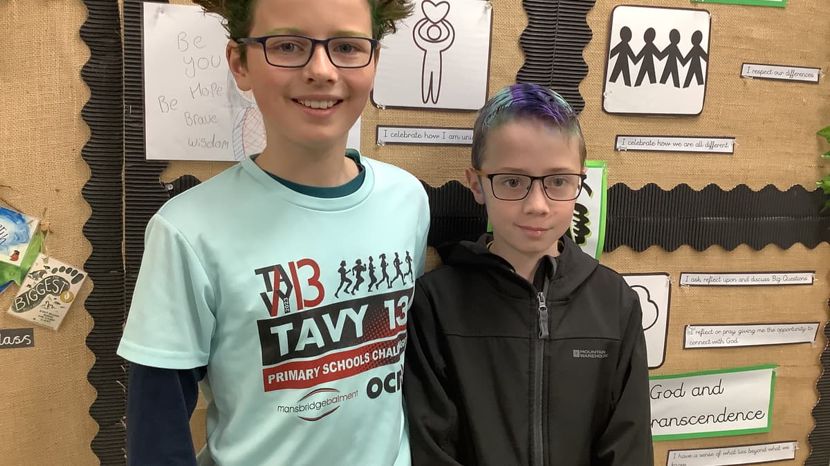 Children dress for Mad March Hair Day in Meavy | tavistock-today.co.uk