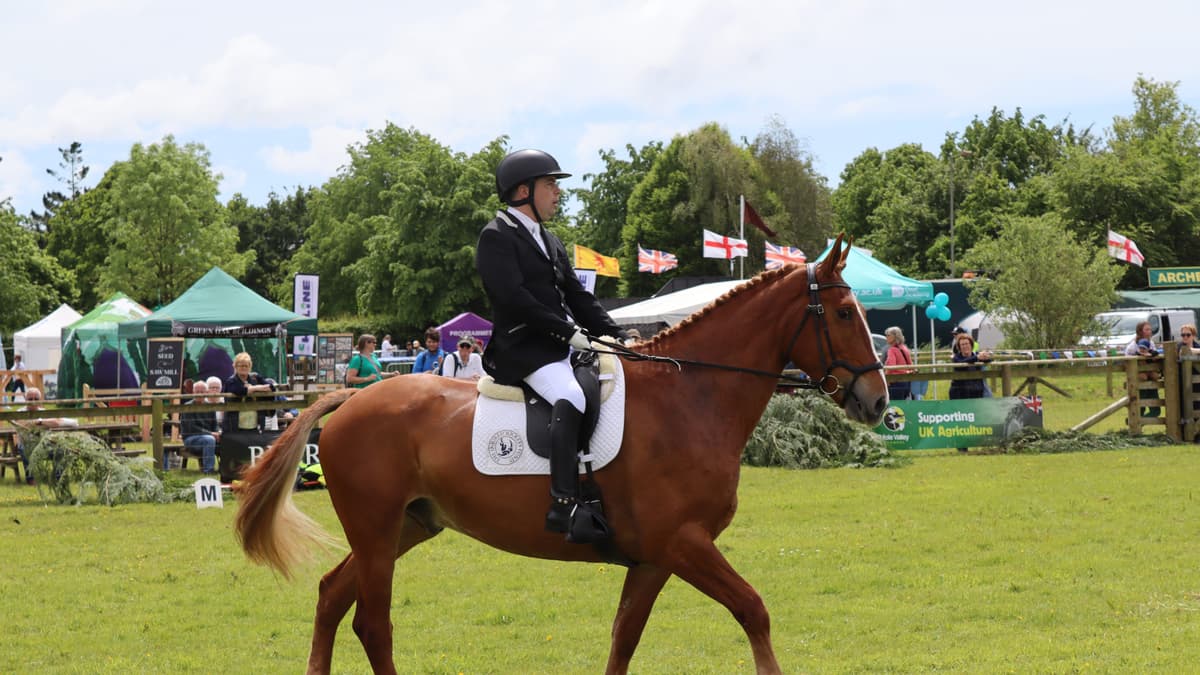 Para-equestrian shows off dressage skills at Devon County Show ...