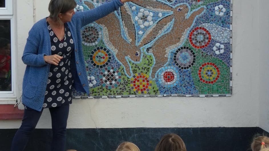 School unveils mosaic created by students | tavistock-today.co.uk