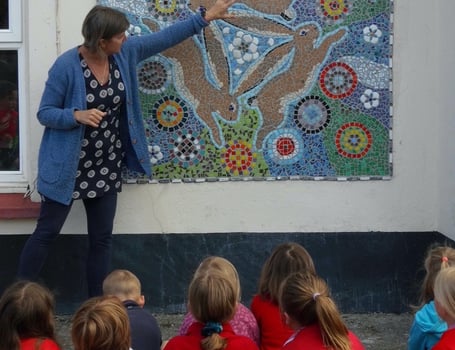 School unveils mosaic created by students | tavistock-today.co.uk