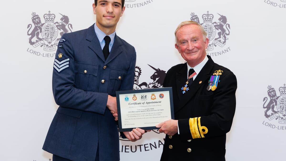 Okehampton air cadet made Lord Lieutenant's Cadet | tavistock-today.co.uk
