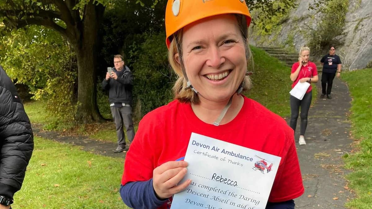 SW Devon MP goes over the top for charity | tavistock-today.co.uk