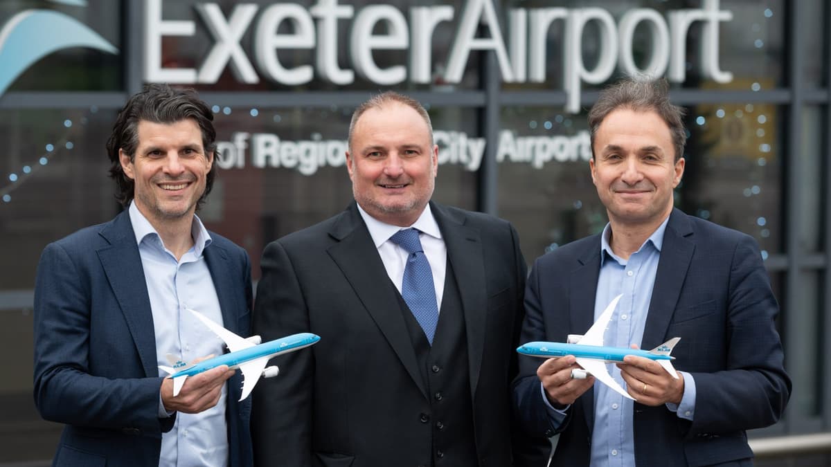 Daily flights to Amsterdam from Exeter Airport to be launched next year ...