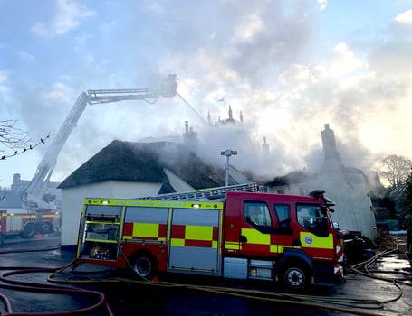 Drewsteignton ‘devastated’ by thatched roof fire | tavistock-today.co.uk