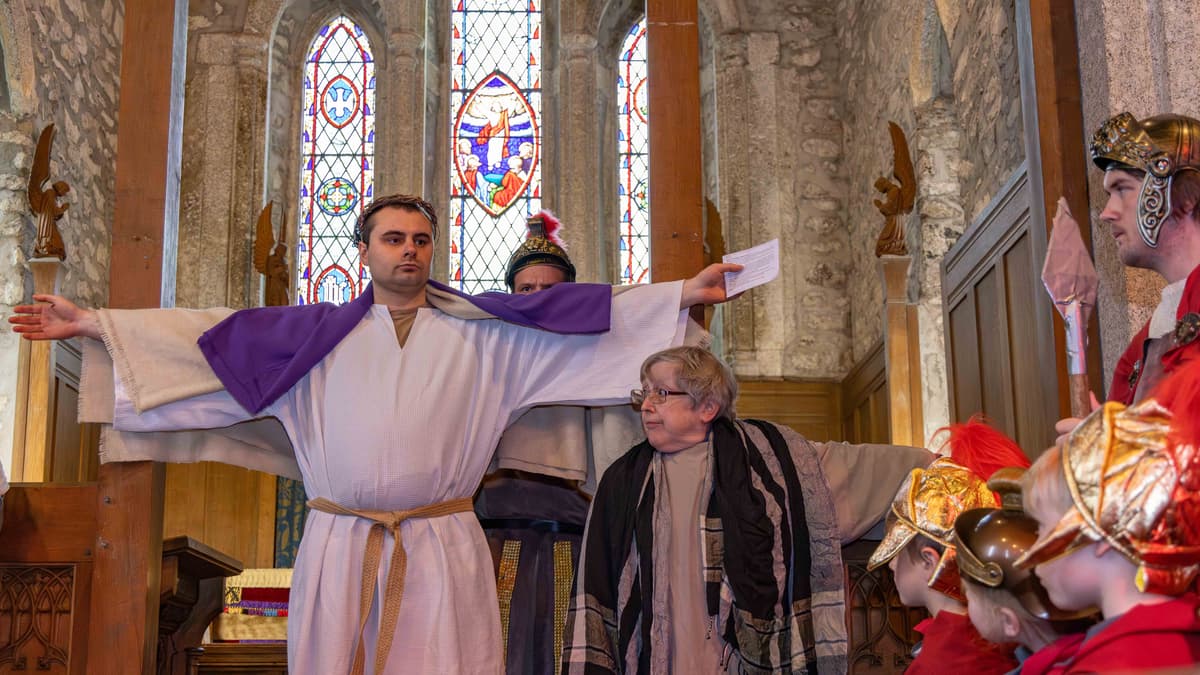 Good Friday story moves inside due to biblical deluge | tavistock-today ...