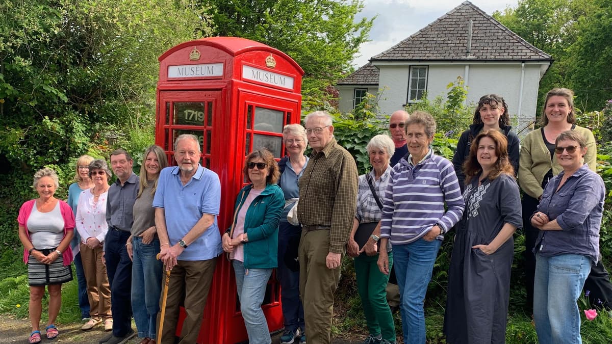 Mary Tavy celebrates official opening of iconic red phone box museum ...