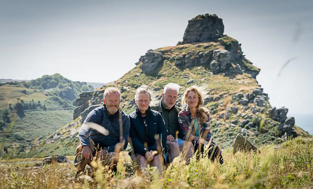 Gillian Anderson in SW writer's odyssey walk | tavistock-today.co.uk