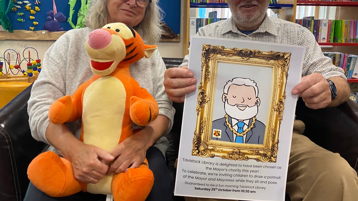 Tavistock children to draw mayor to raise library funds | tavistock ...