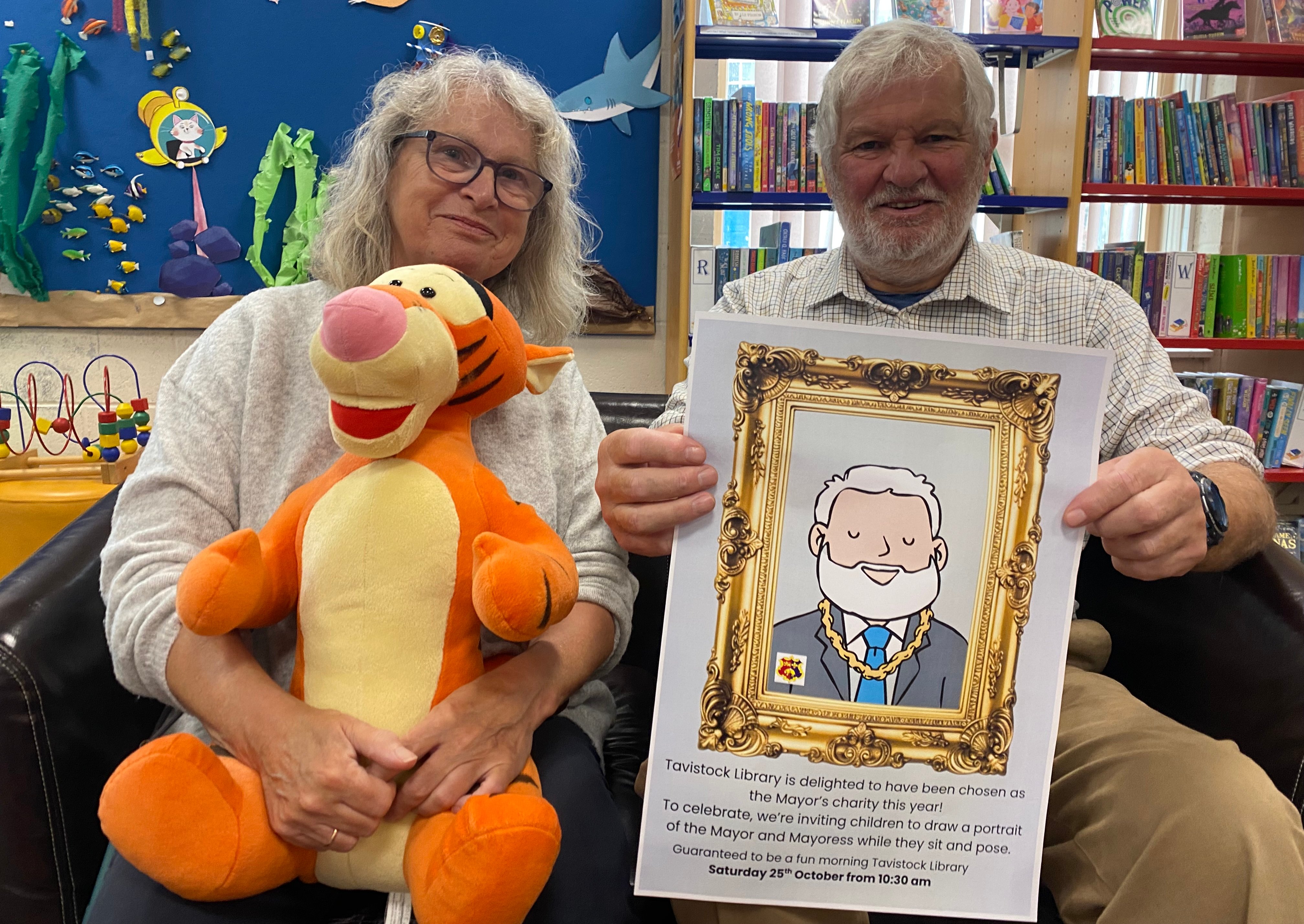 Tavistock children to draw mayor to raise library funds | tavistock ...
