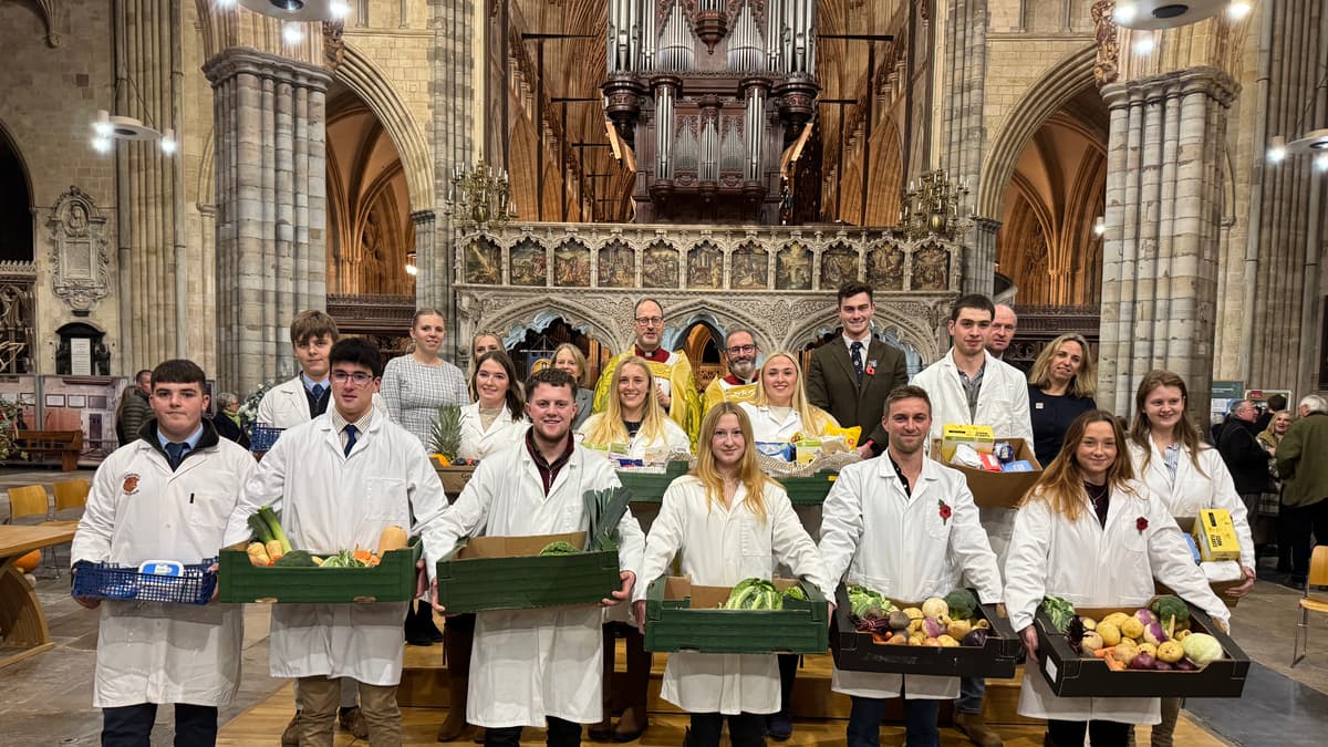Devon YFC harvest thanksgiving held at Exeter Cathedral | tavistock ...