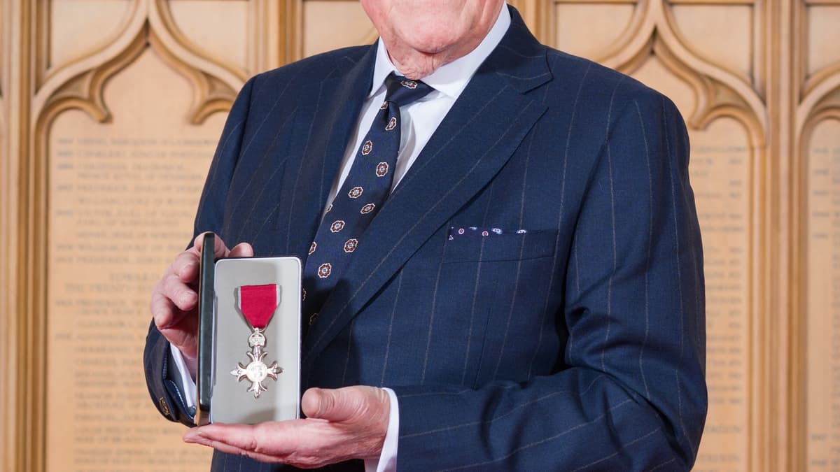 Yelverton man receives MBE from Prince William at Windsor Castle ...
