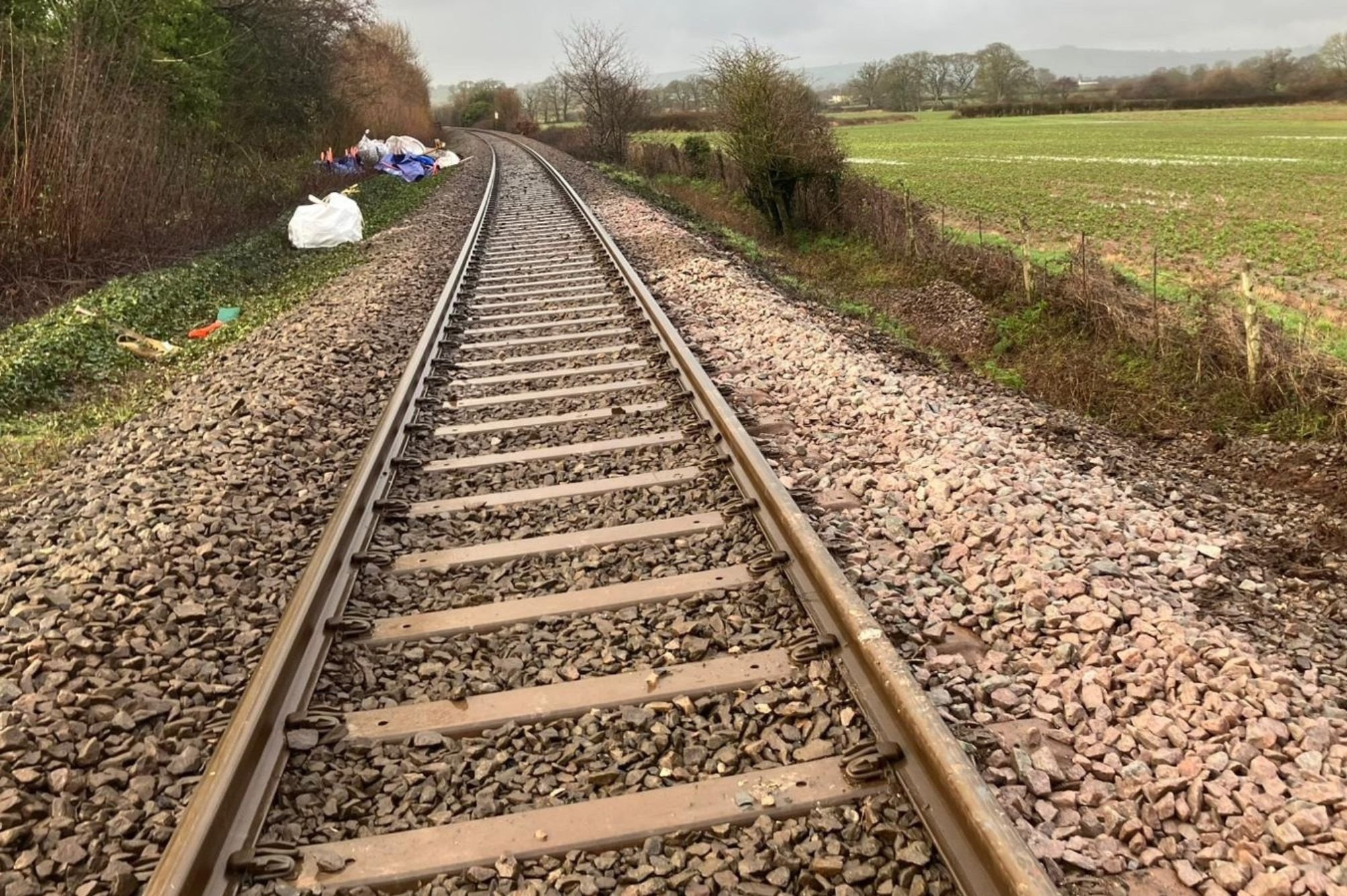 Rail line still shut between Exeter and Okehampton due to Storm Chandra ...