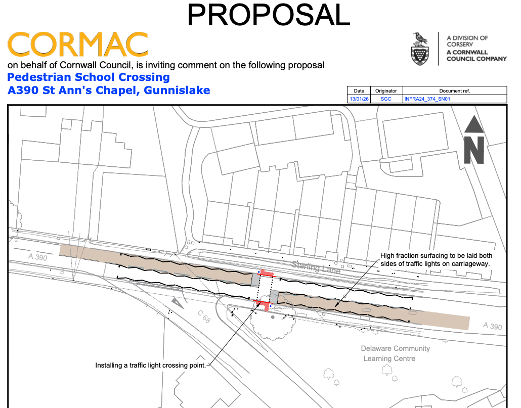 Still time to comment on St Ann's Chapel crossing plans | tavistock ...