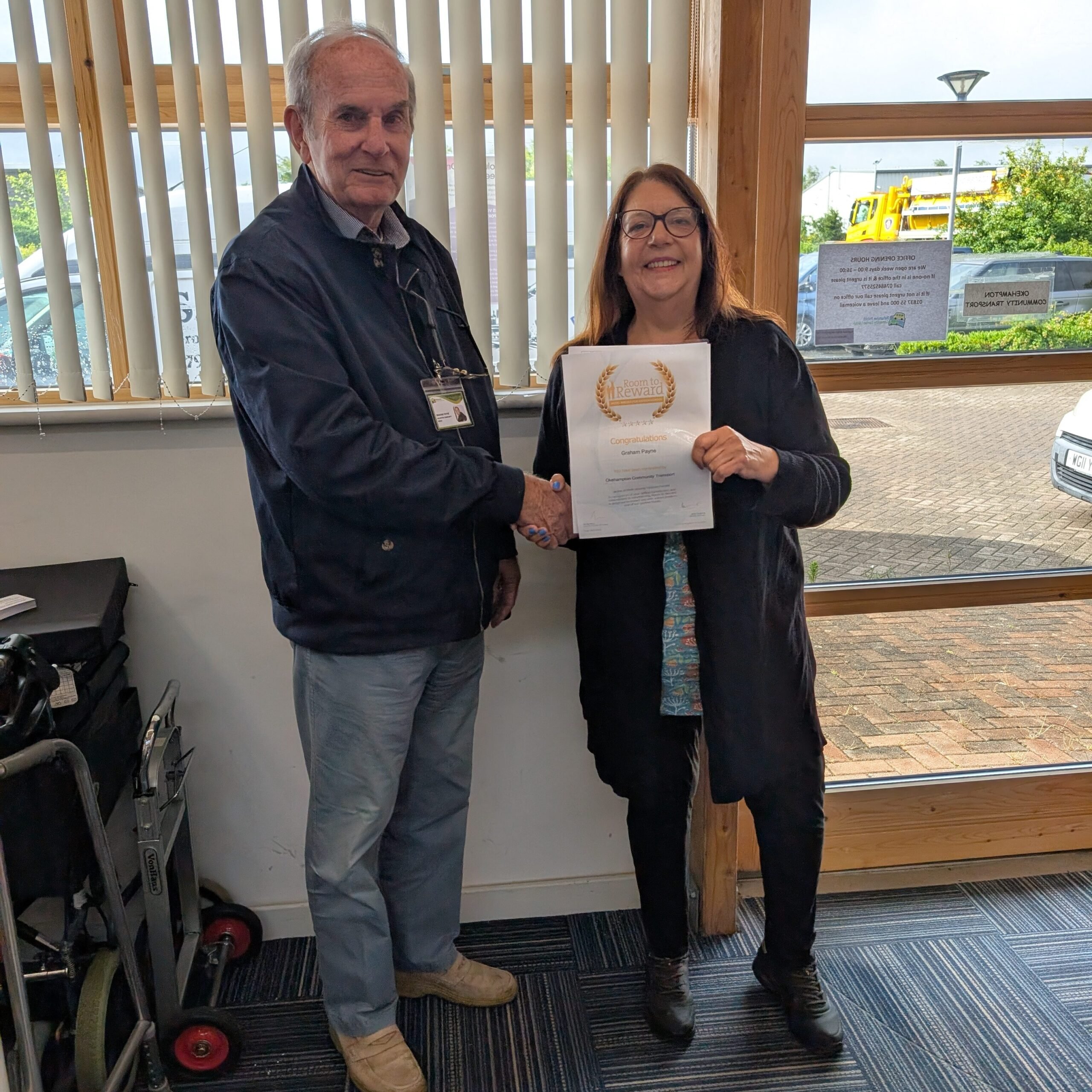 Okehampton District Community Transport Group volunteers awarded ...